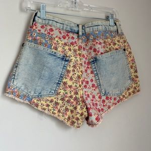 Anthropologie | Shorts | Nwt Farm For Anthropologie Rio Floral Denim ...
